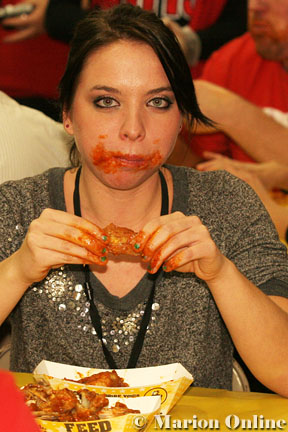 OSUM Team Wins Wing Eating Contest - Marion Online